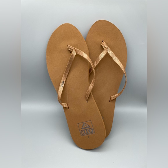 Shoes | Reef Golden Flip Flops | Poshmark